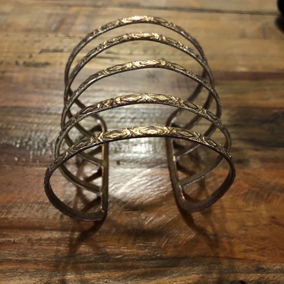 Jewelry | Embossed Cuff Bracelet | Poshmark